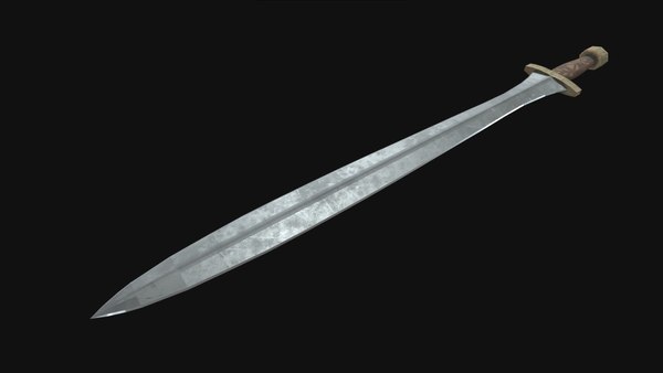 3d greek longsword helios sword model