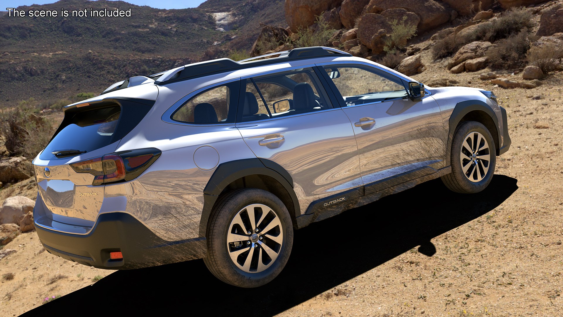 3D Model White Subaru Outback 2025 Dirty - TurboSquid 2357816