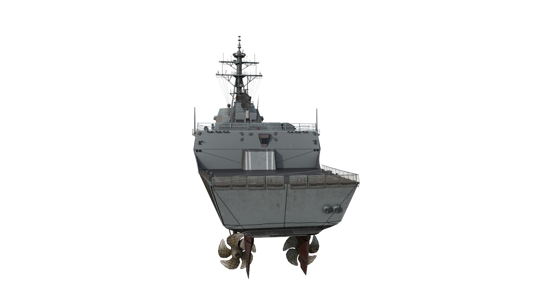 Arliegh Burke Class Model - TurboSquid 2335618