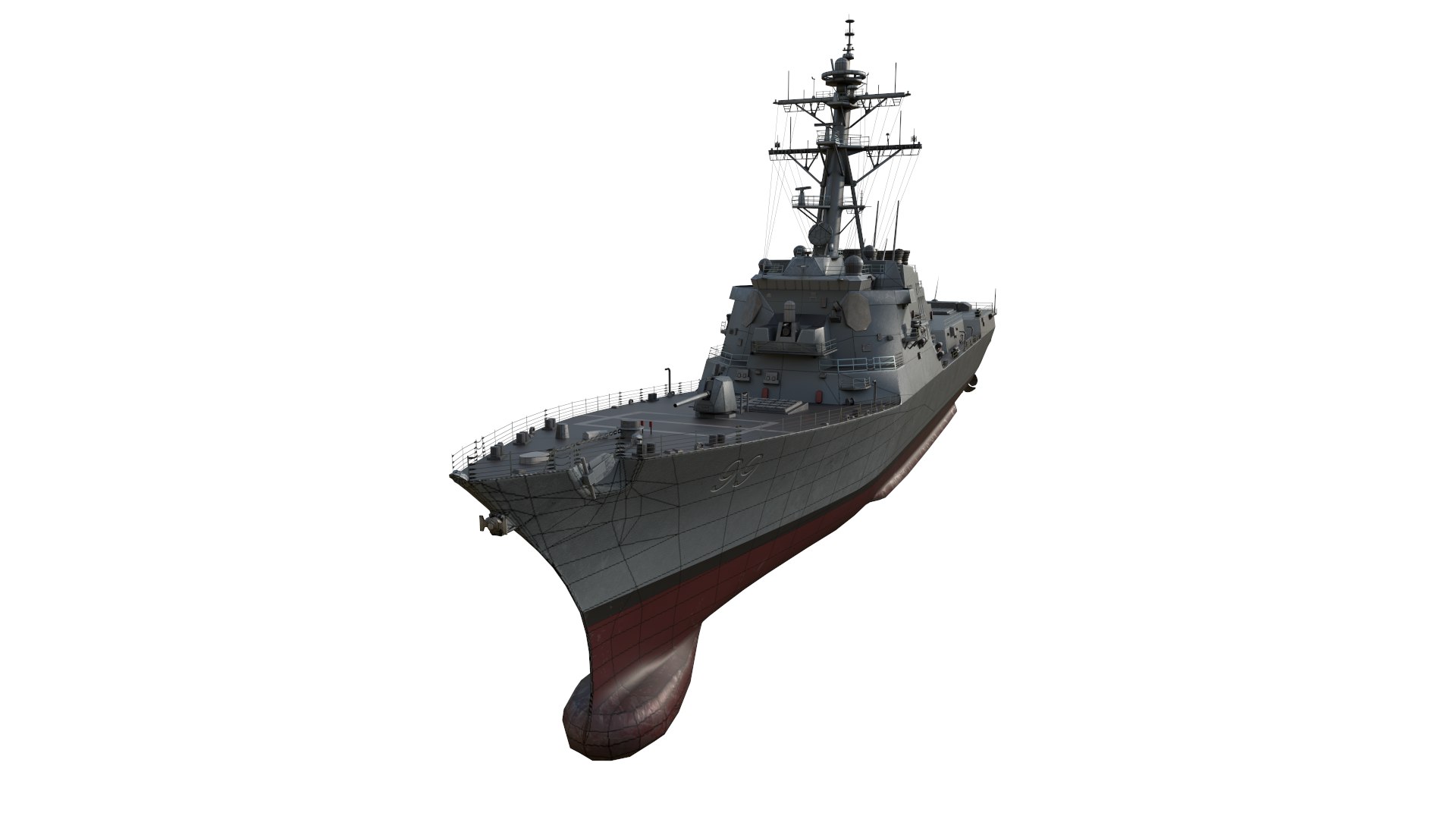 Arliegh Burke Class Model - TurboSquid 2335618