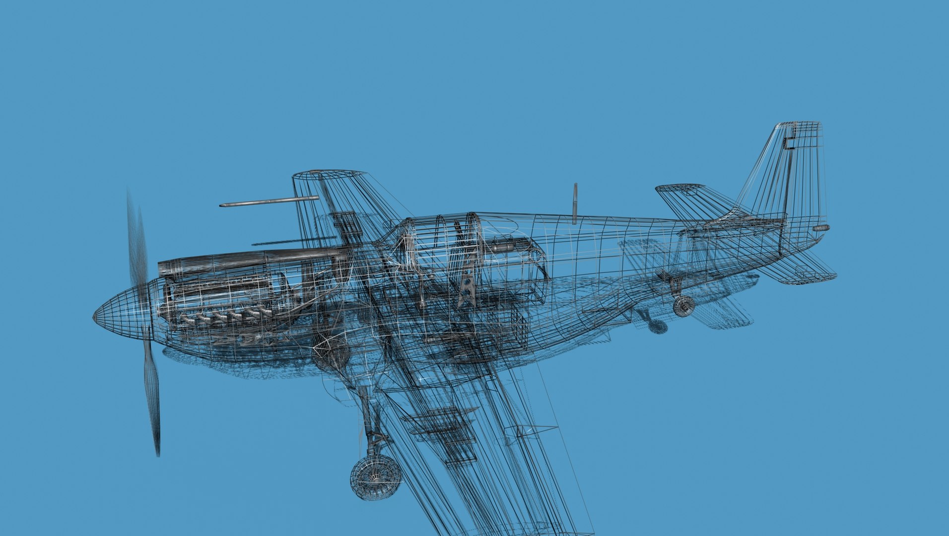 North American A-36A Apache V11 RAF Model - TurboSquid 1921990