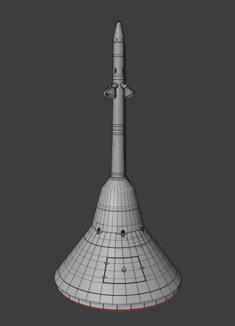 Ares 1 rocket nasa 3D model - TurboSquid 1614665
