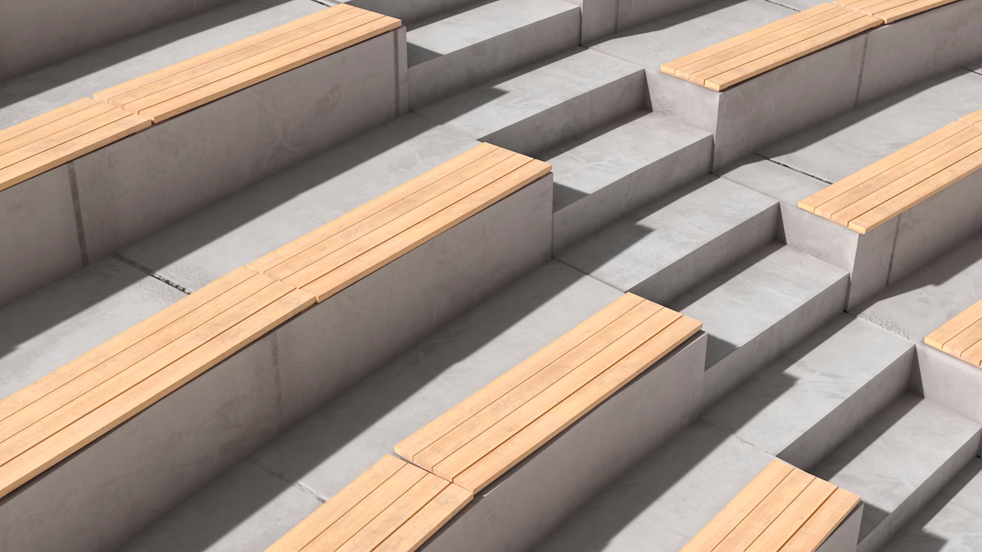 Stone Amphitheater With Stage 3D Model - TurboSquid 2378176