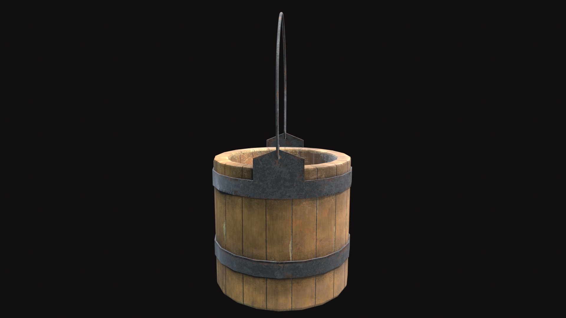 Medieval Bucket 02 3D Model - TurboSquid 2311741