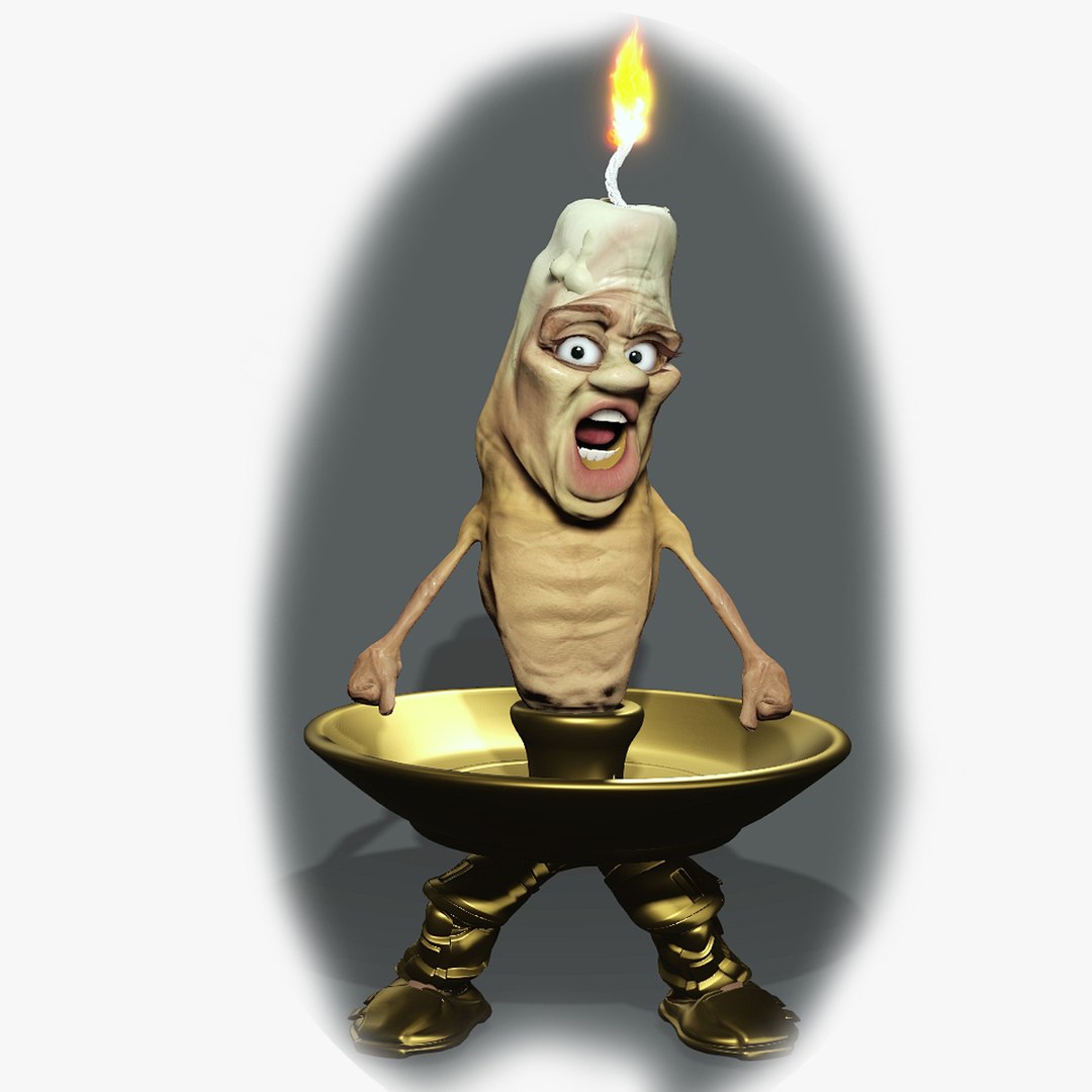 Mr Candle 3D Model - TurboSquid 2084627