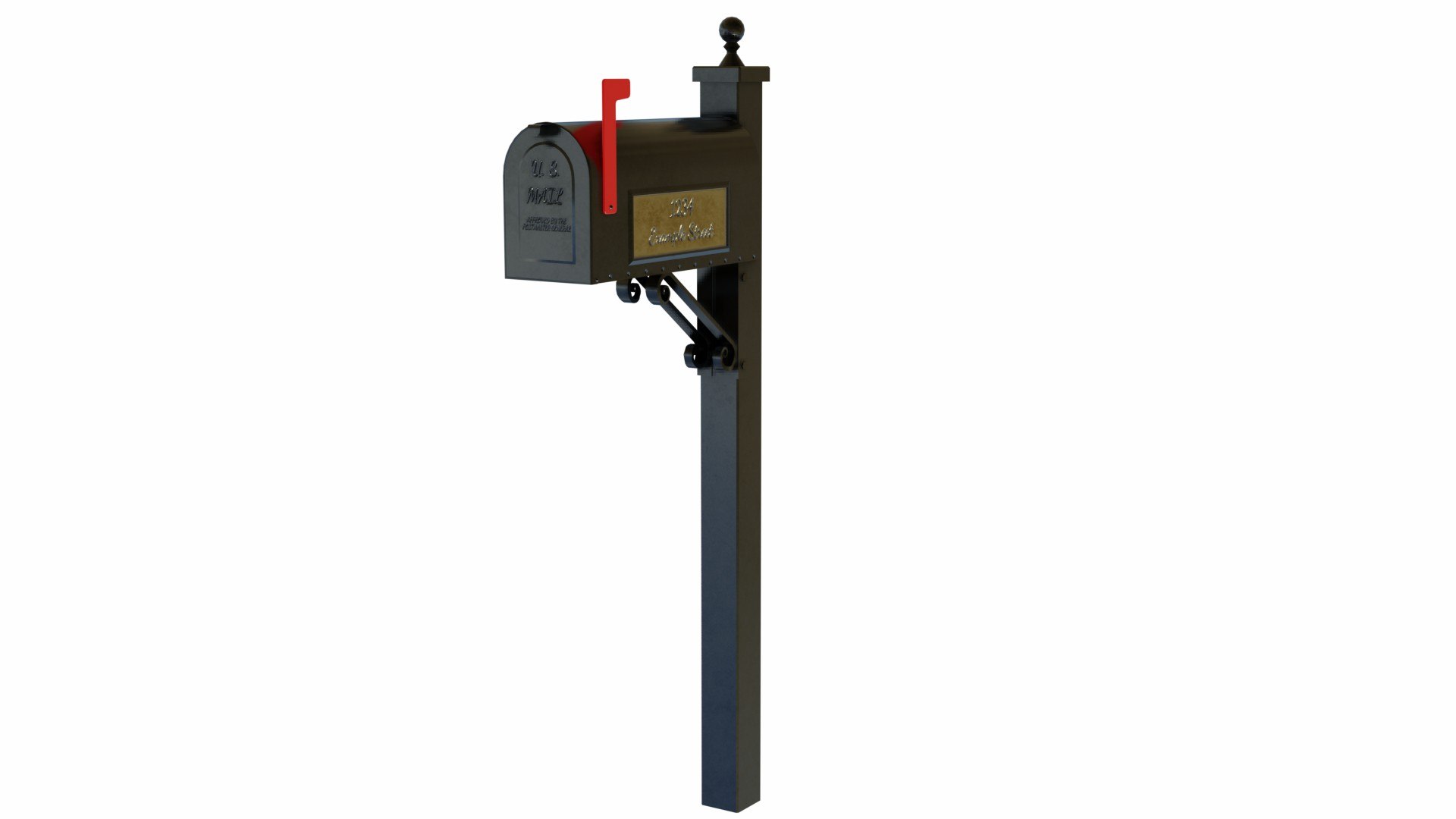 Mailbox mail 3D model - TurboSquid 1649643