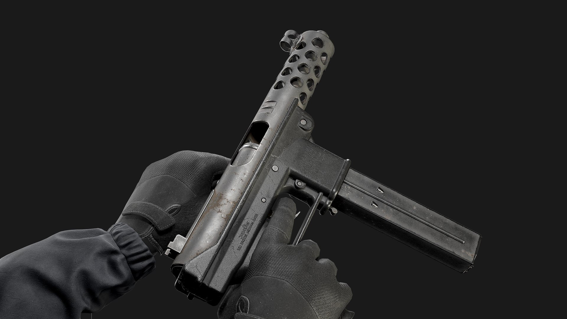 3D Intratec TEC-DC9 Game-ready PBR Model - TurboSquid 1942994