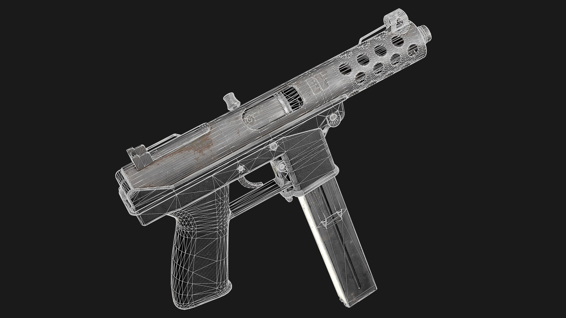 3D Intratec TEC-DC9 Game-ready PBR Model - TurboSquid 1942994