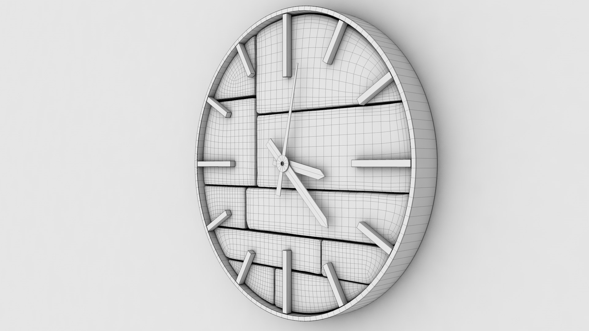 3D Wall watch model - TurboSquid 1795690
