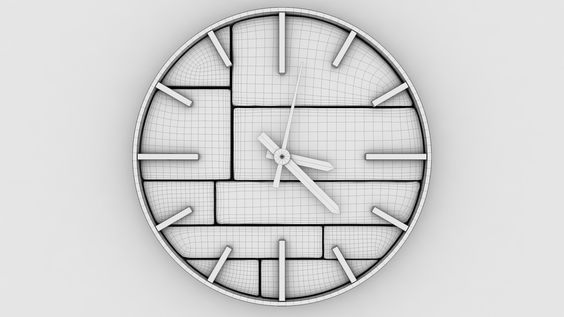 3D Wall watch model - TurboSquid 1795690