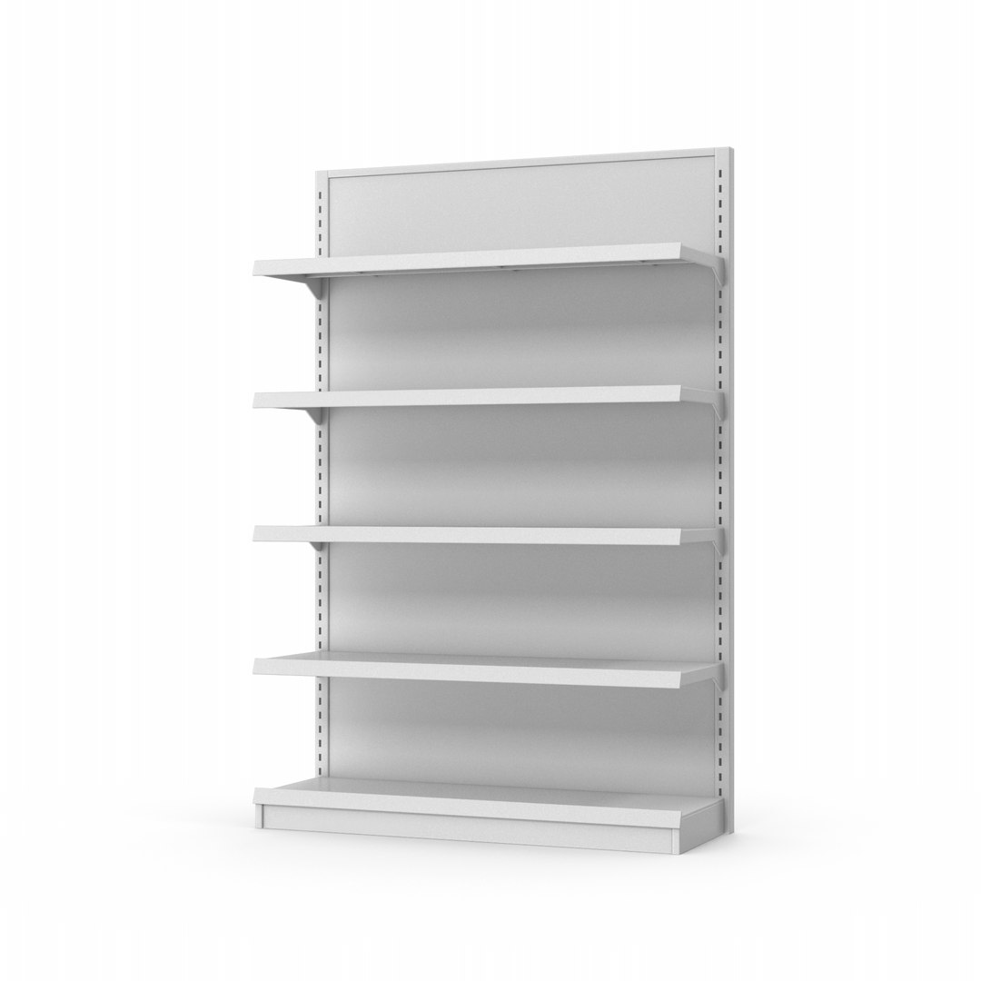 Market Shelf 3D Model - TurboSquid 2298547
