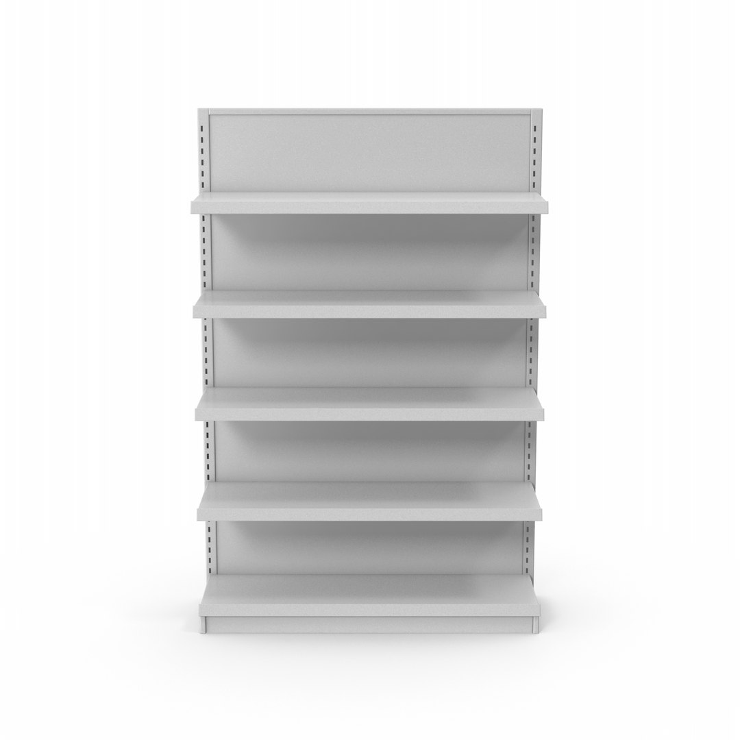 Market Shelf 3D Model - TurboSquid 2298547