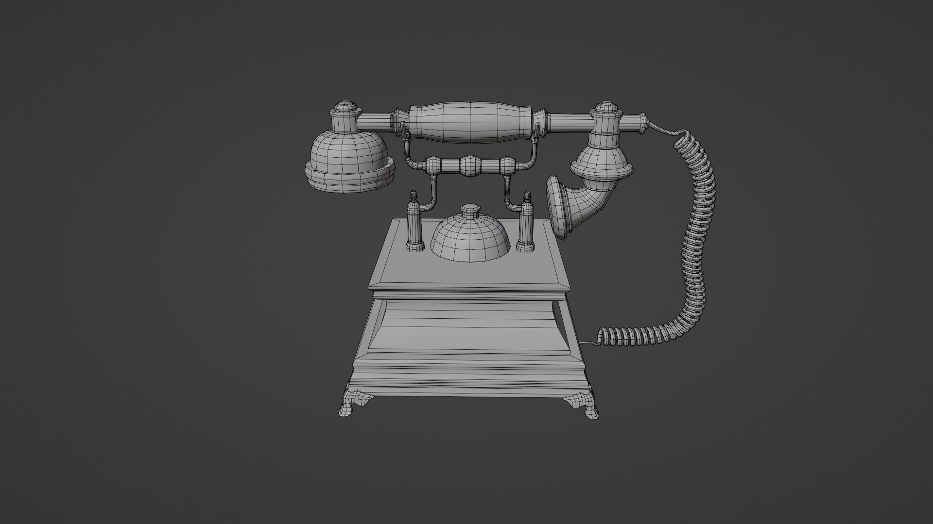 3D Vintage Rotary Phone model - TurboSquid 1958282