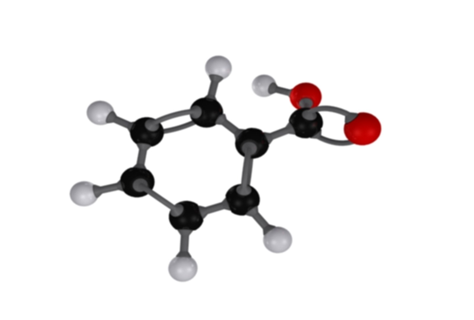 Benzoic Acid - Molecule 3d Max