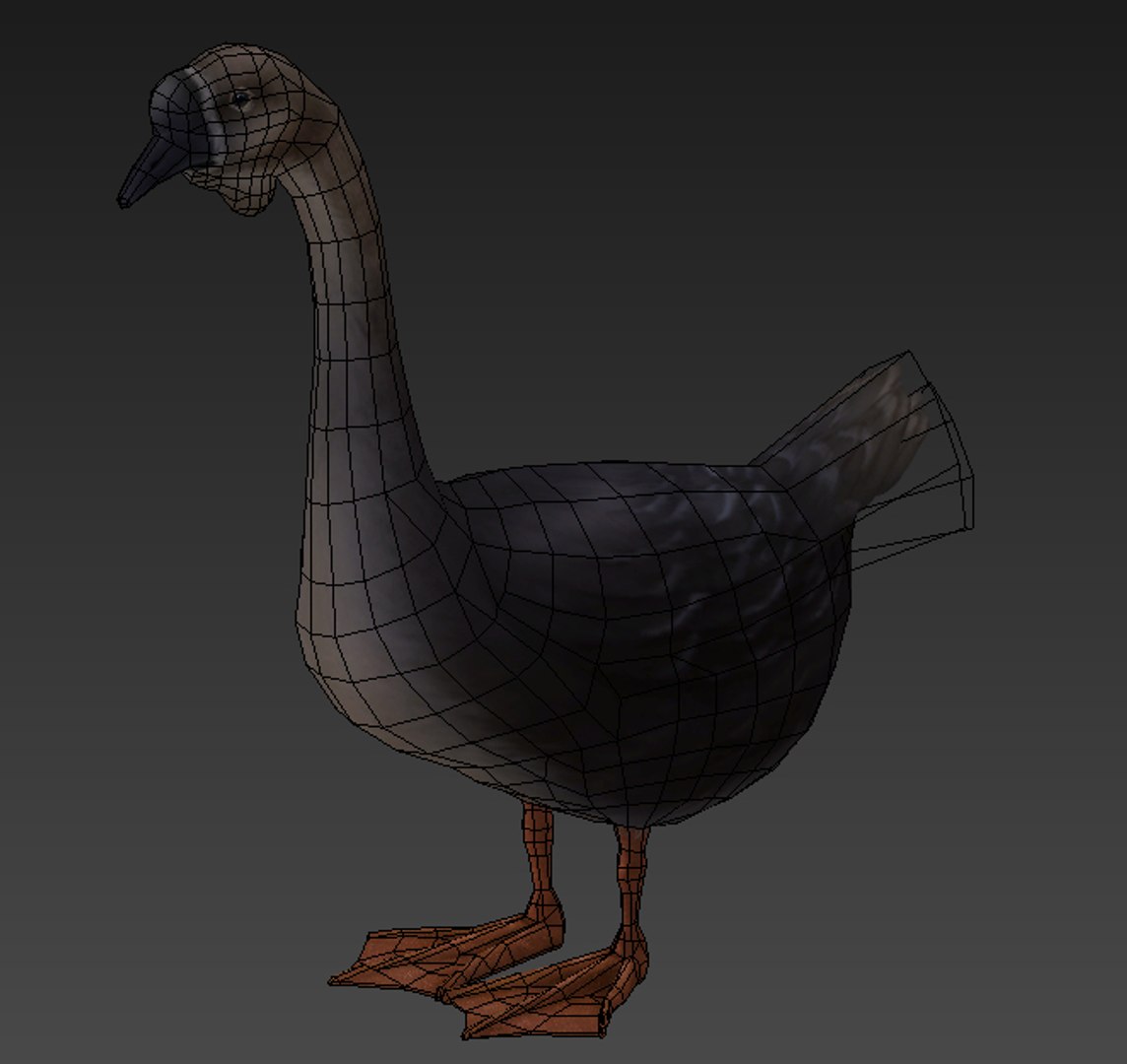 Goose 3D - TurboSquid 1608330