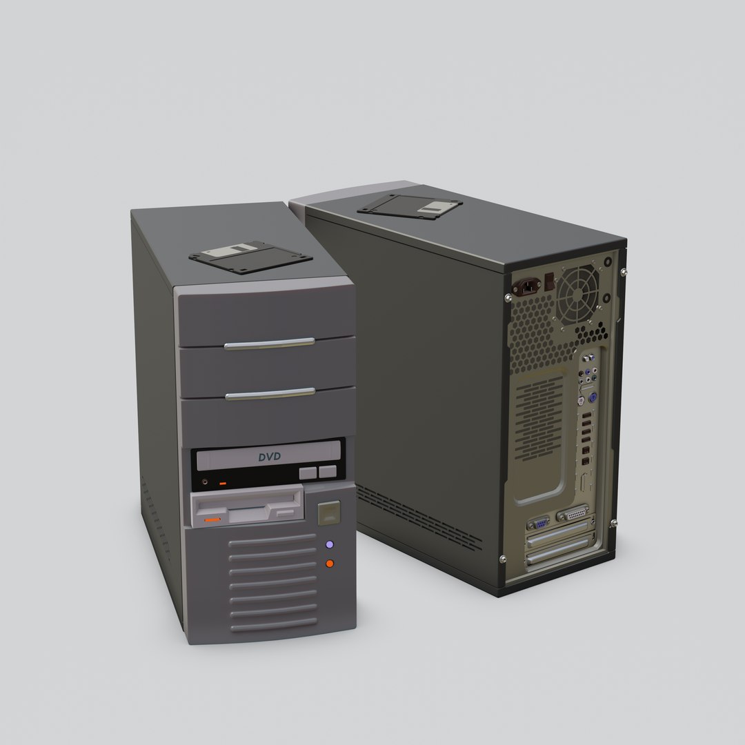 3D model Old system unit - TurboSquid 1986397