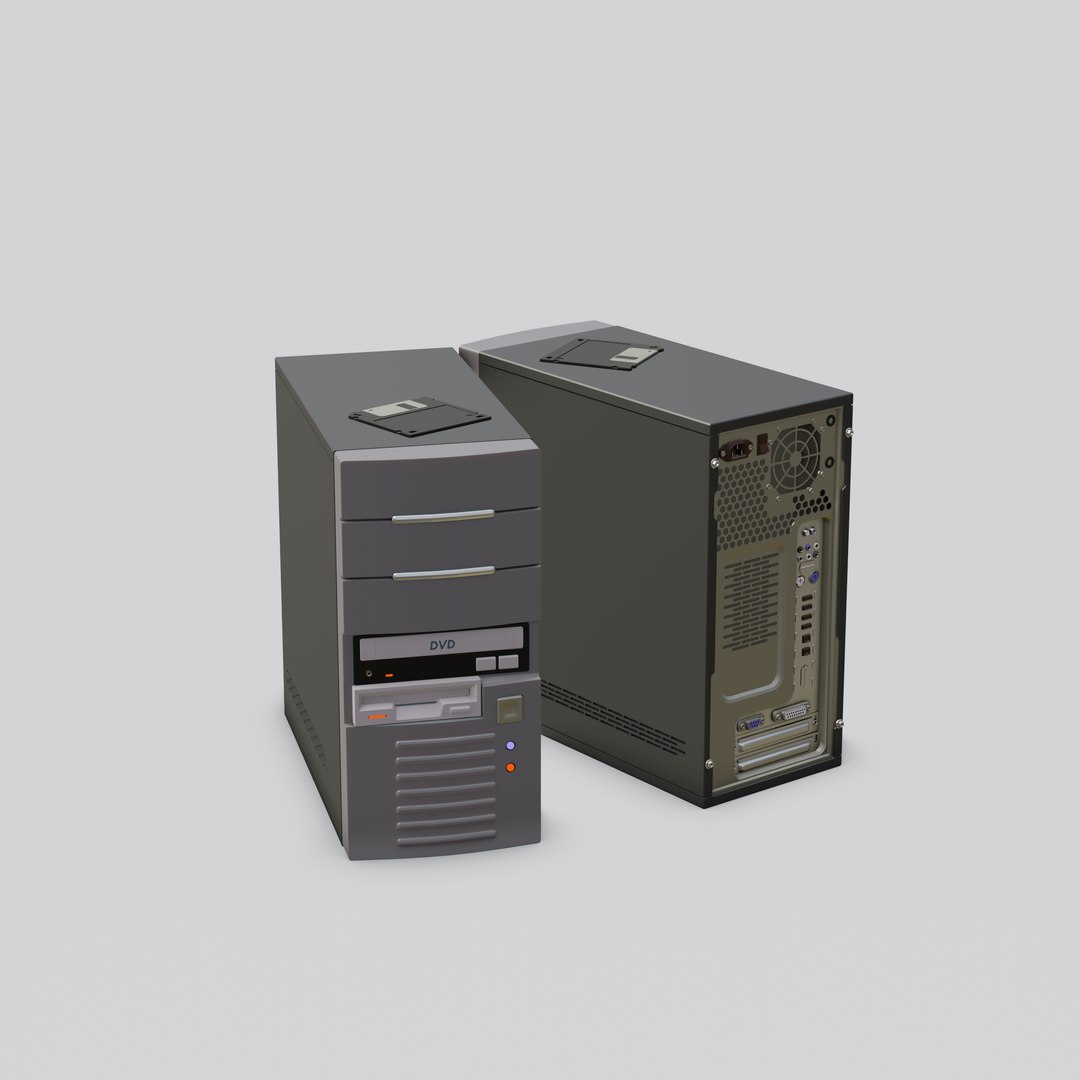 3D model Old system unit - TurboSquid 1986397