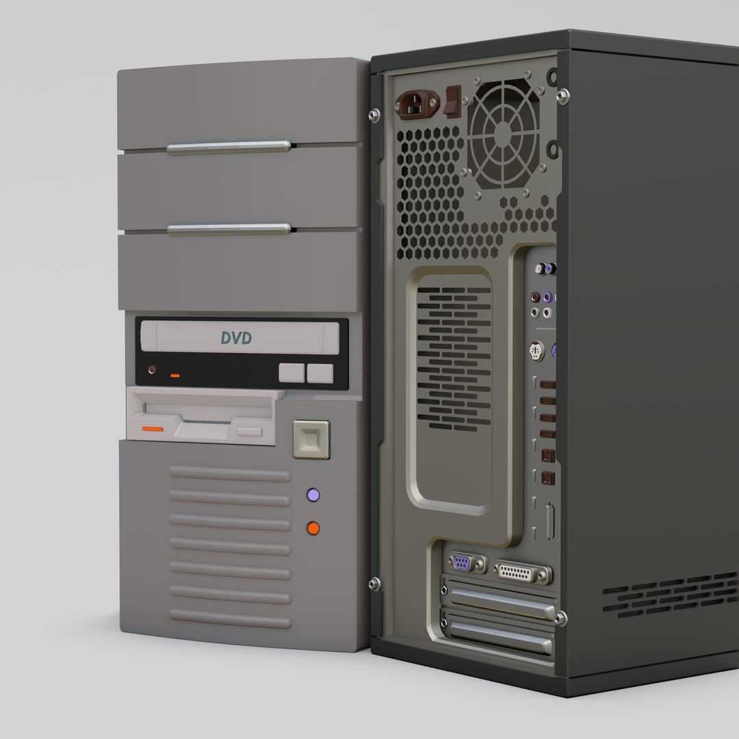 3D model Old system unit - TurboSquid 1986397