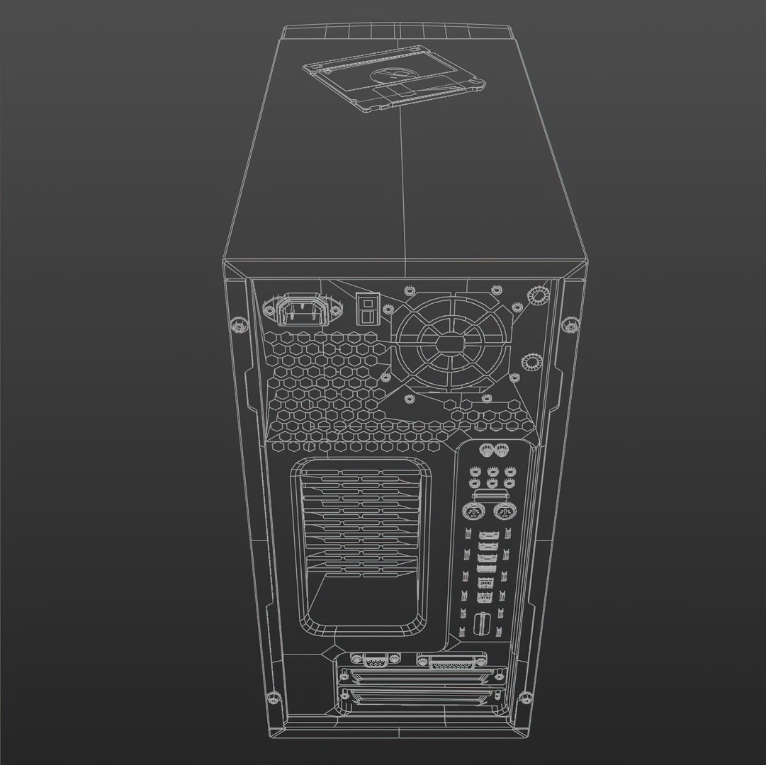 3D model Old system unit - TurboSquid 1986397