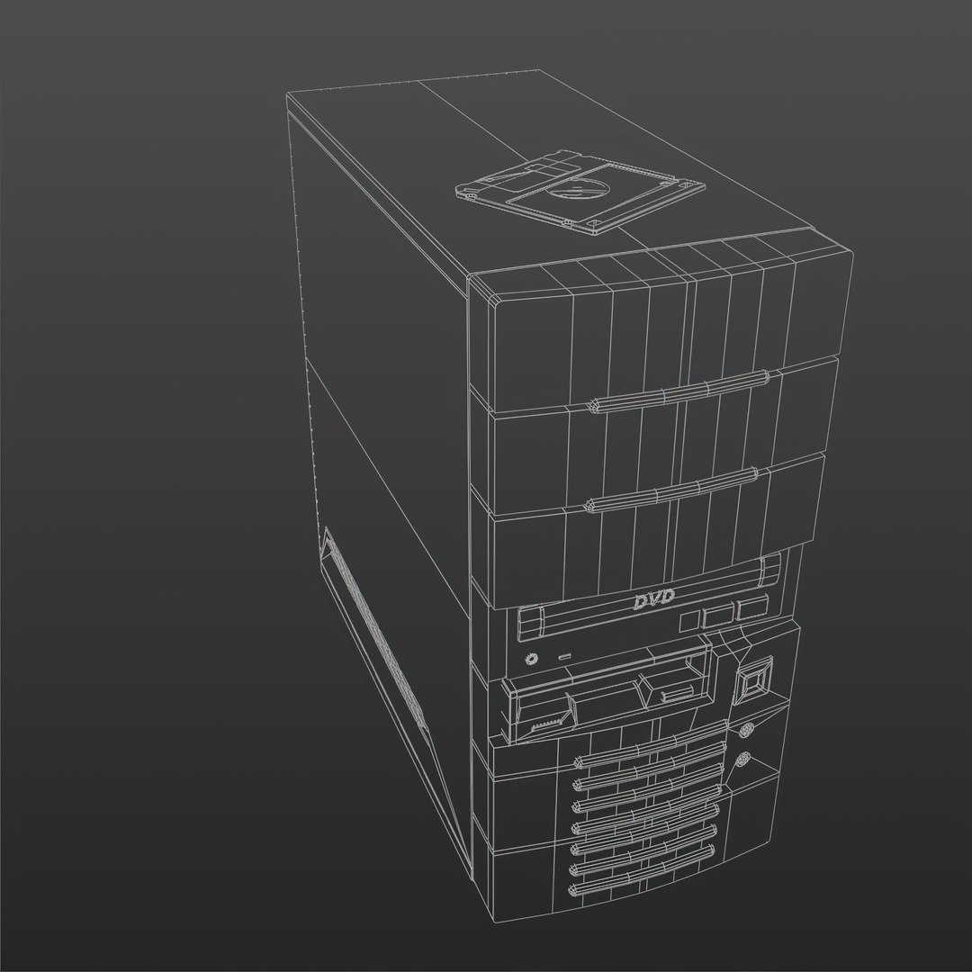 3D model Old system unit - TurboSquid 1986397