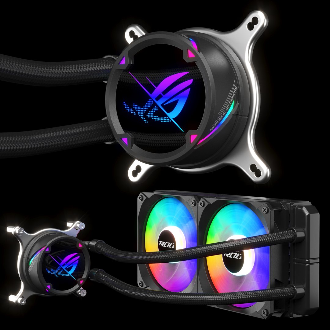 3D model Asus ROG Strix LC II - TurboSquid 2003814