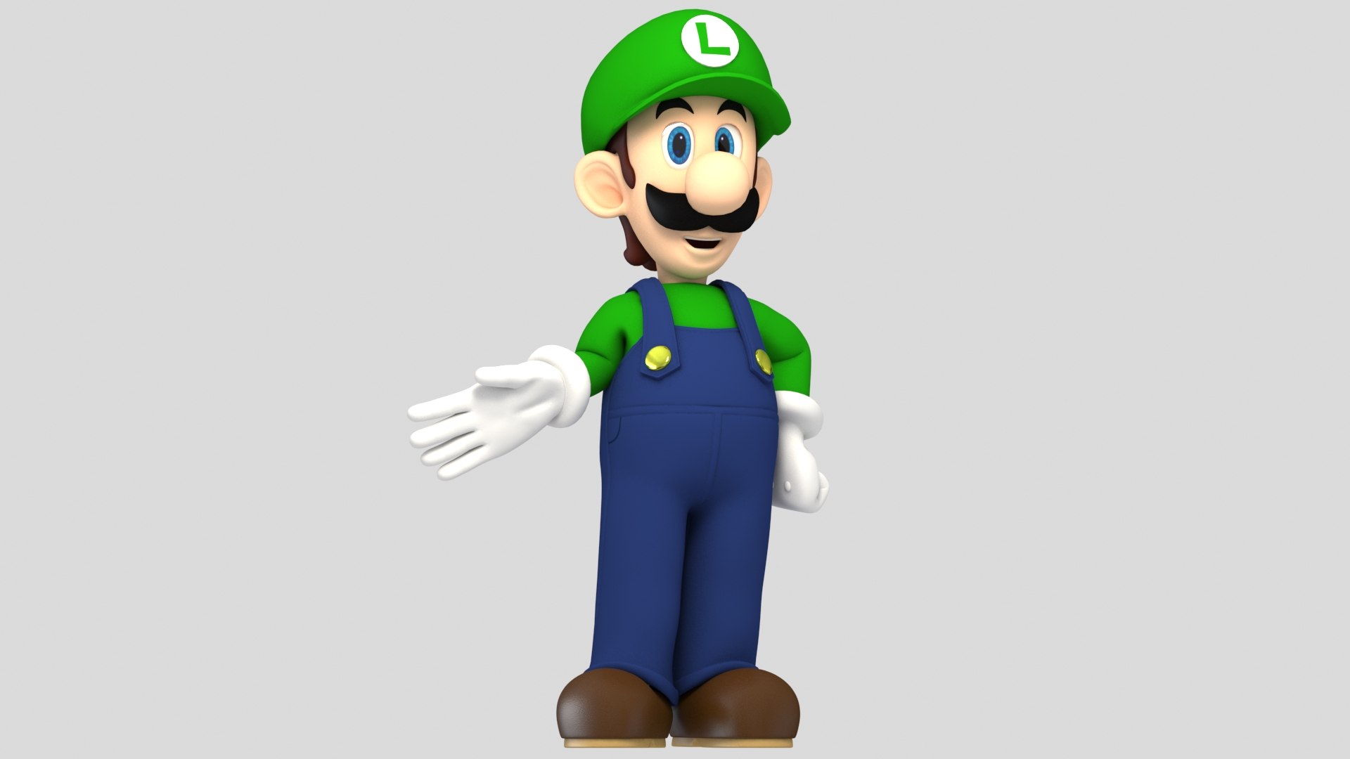 modelo 3d Luigi personaje manipulado - TurboSquid 1456358