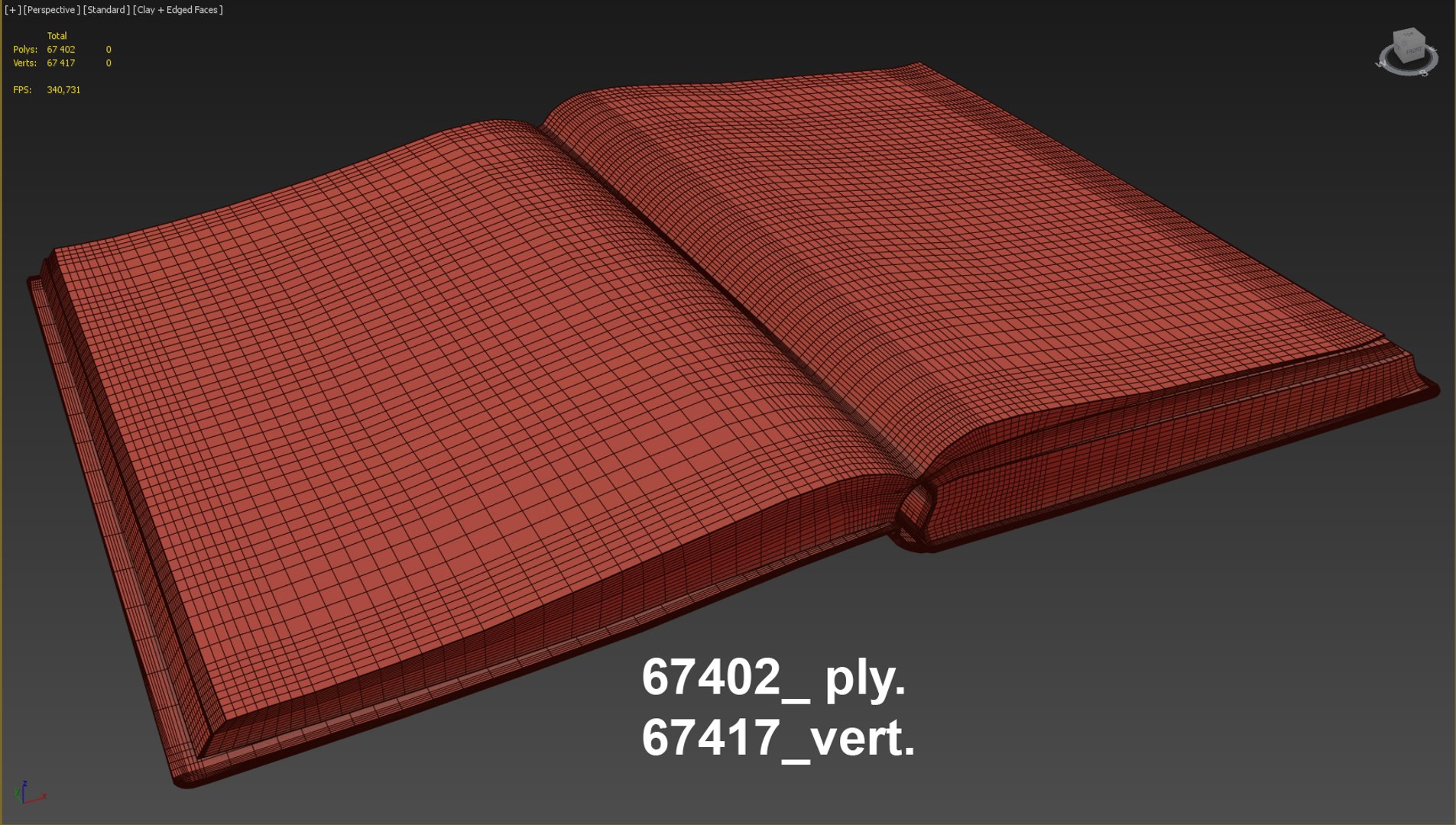 3D described open book - TurboSquid 1423239