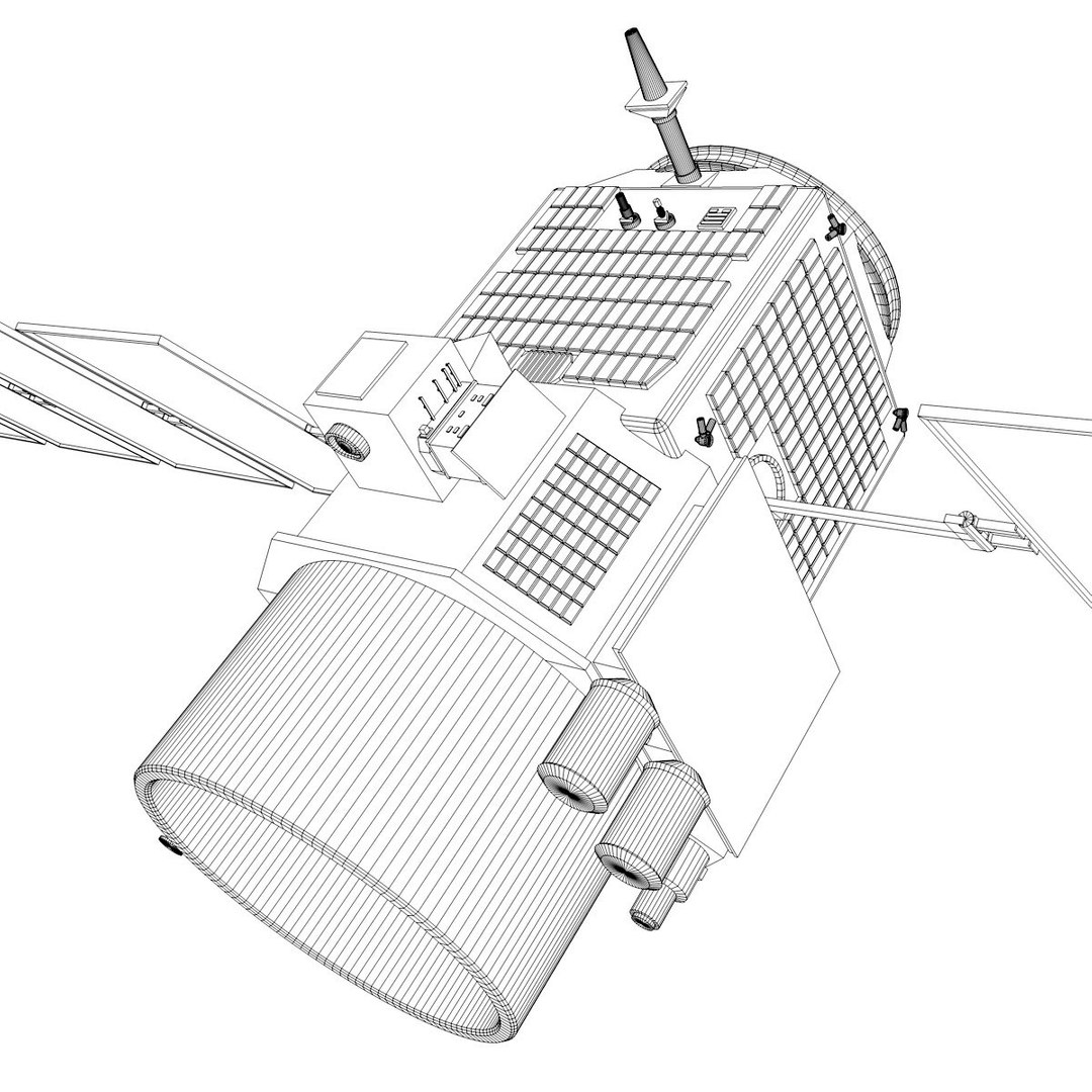 Calipso Spacecraft 3d Model