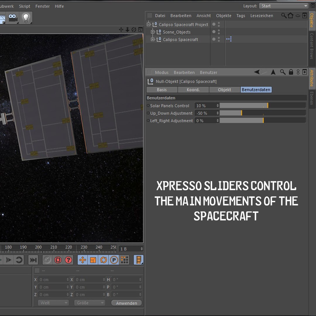 Calipso Spacecraft 3d Model