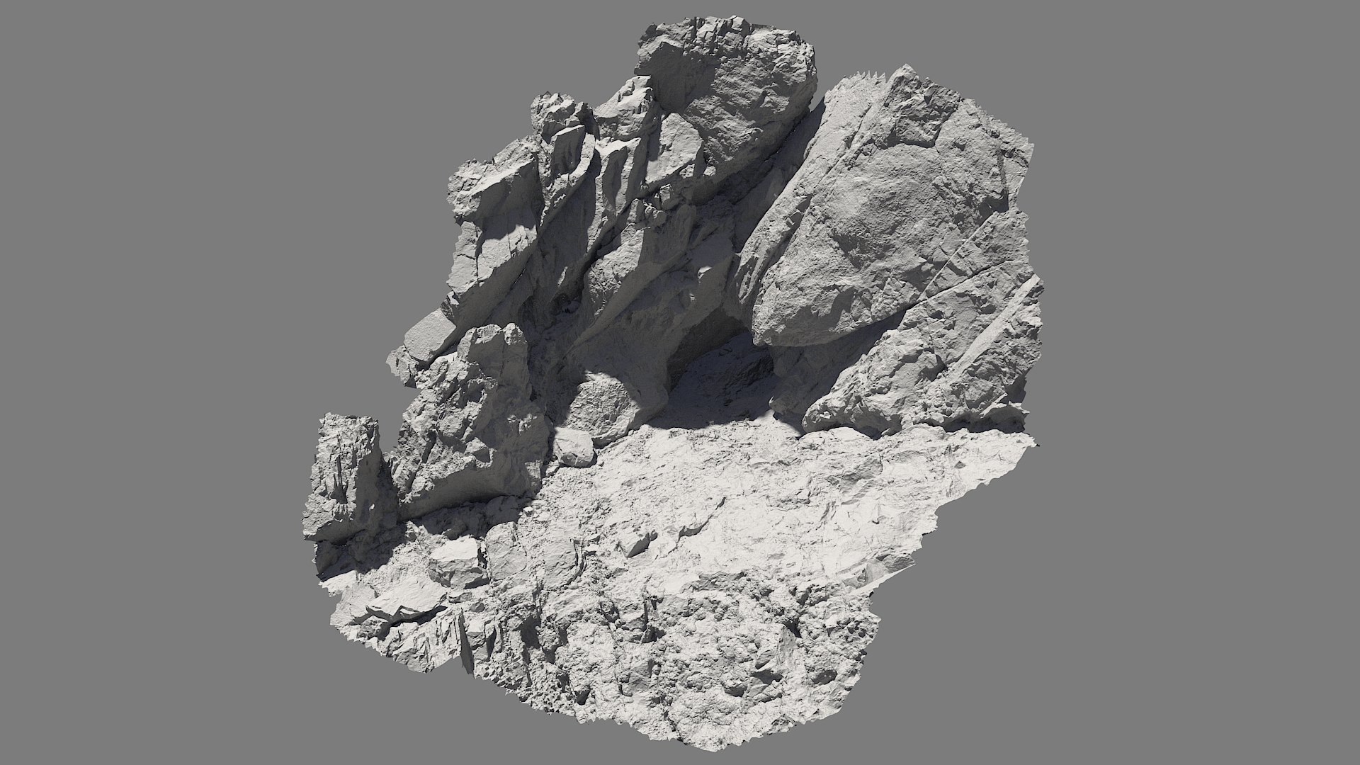 3D Model Cliff Wall Collection 2 - TurboSquid 2117059