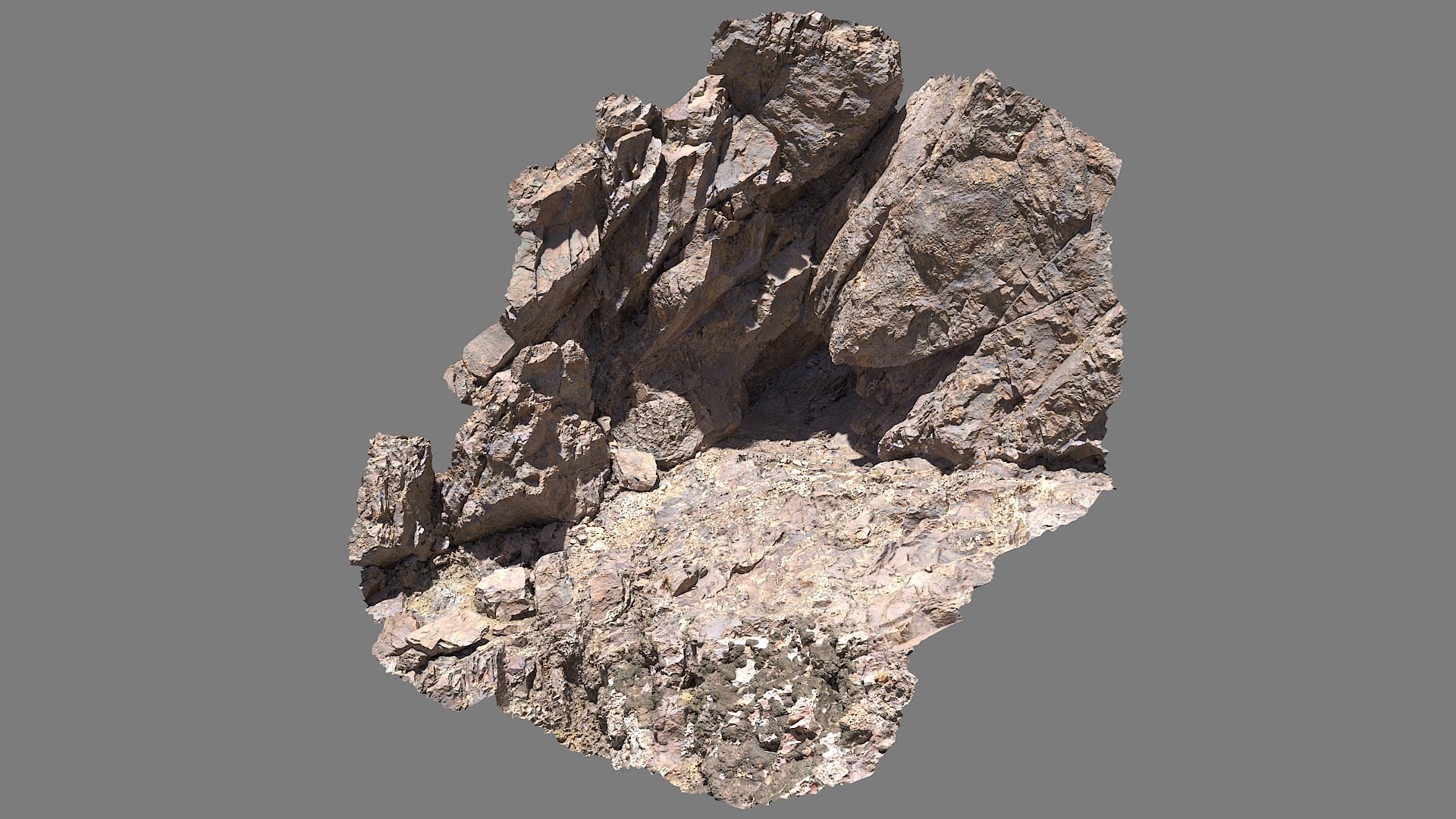 3D Model Cliff Wall Collection 2 - TurboSquid 2117059