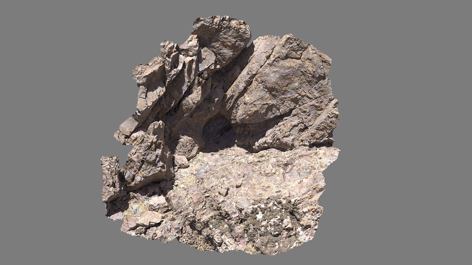3D model Cliff Wall Collection 2 - TurboSquid 2117059