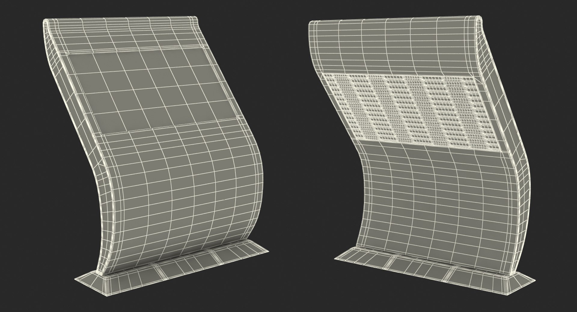 Multi Touch Screen Kiosk 3D Model - TurboSquid 1215677