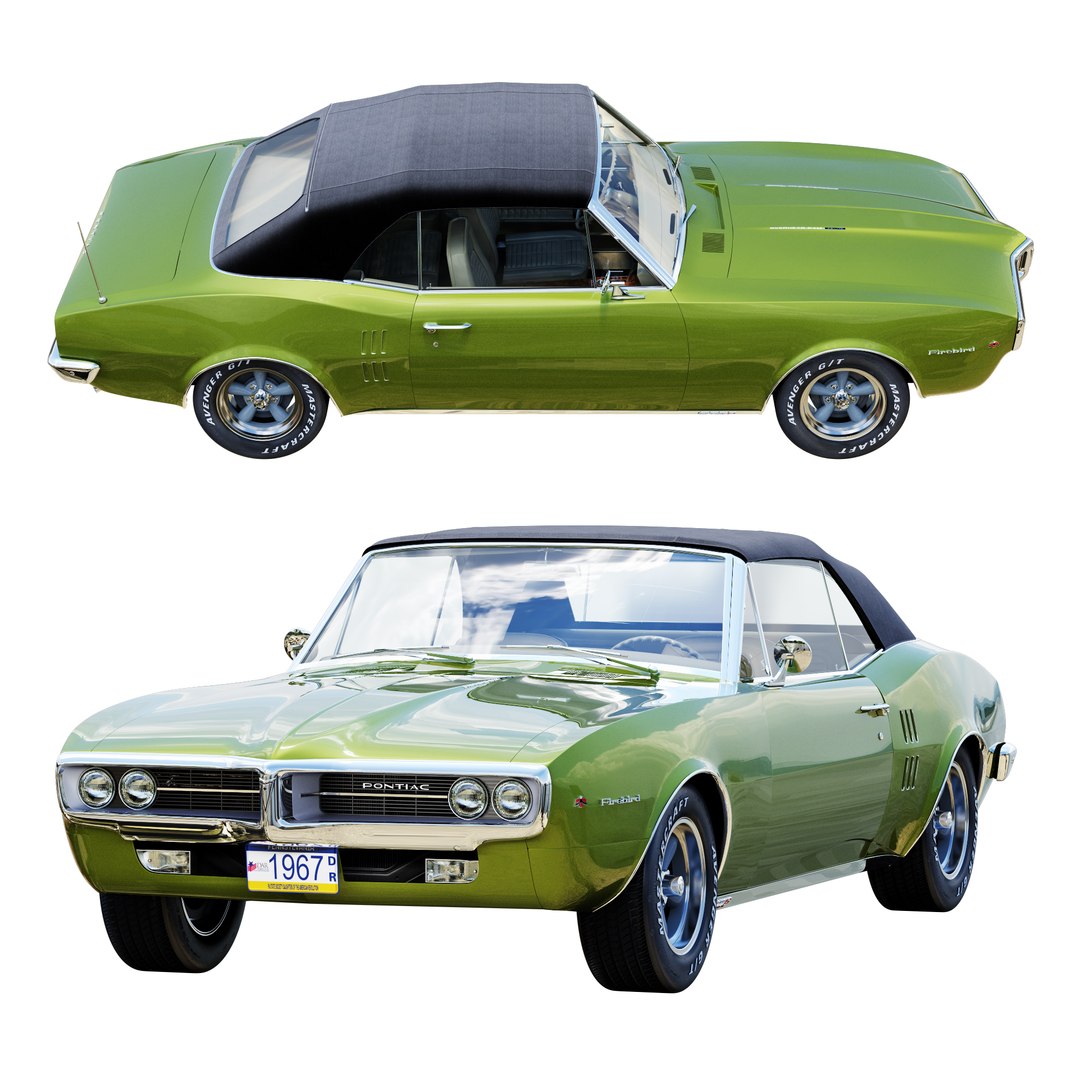 Pontiac Firebird 1967 Convertible 3D - TurboSquid 2195114