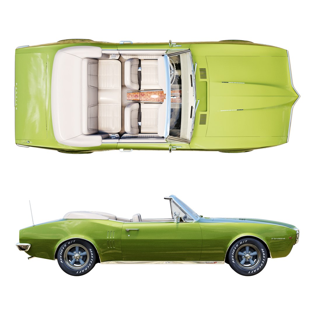 Pontiac Firebird 1967 Convertible 3D - TurboSquid 2195114