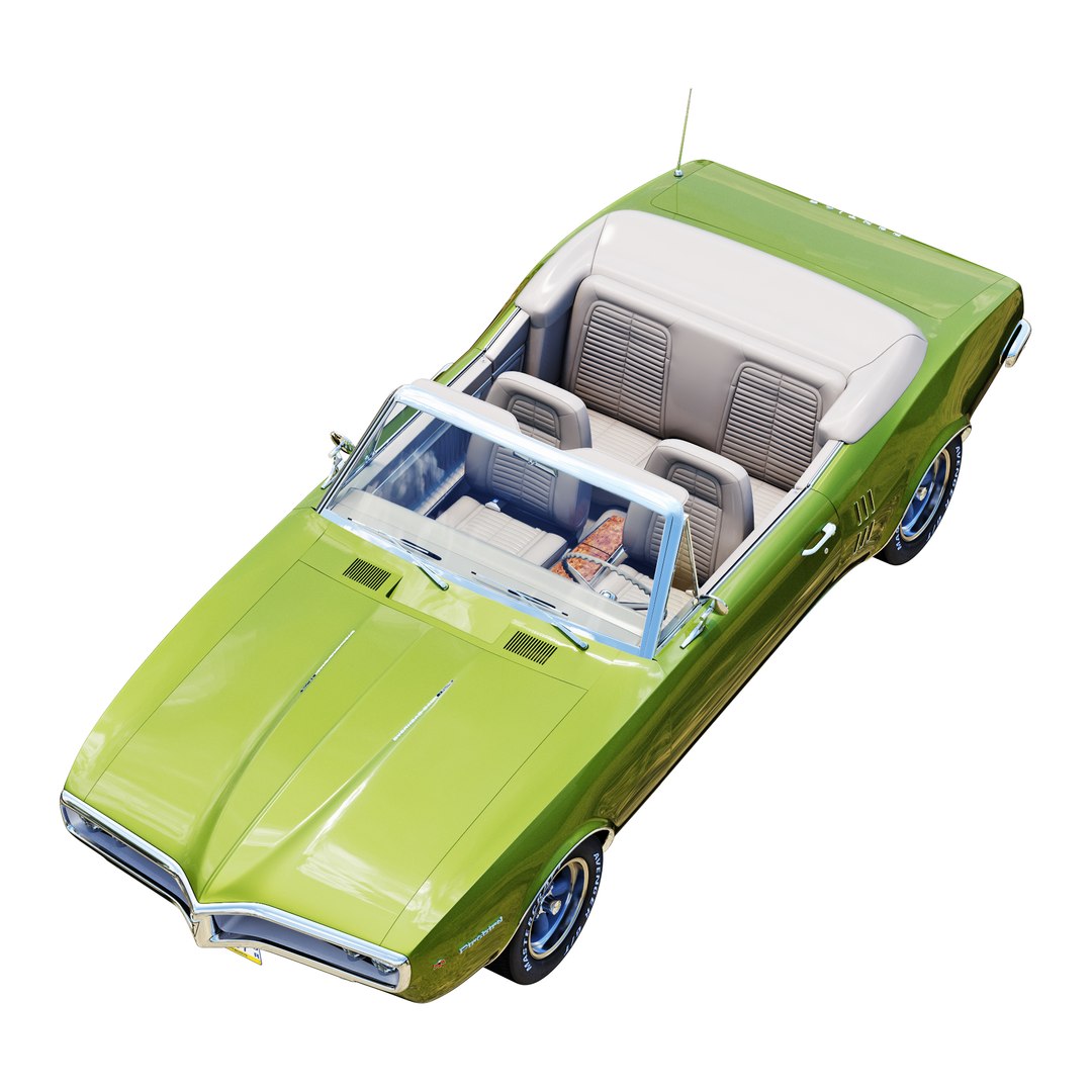 Pontiac Firebird 1967 Convertible 3D - TurboSquid 2195114