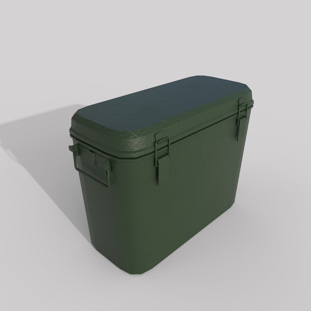 Military Box 3D Model - TurboSquid 2371285
