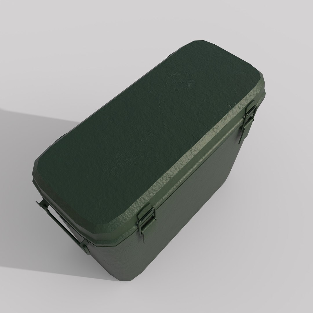 Military Box 3D Model - TurboSquid 2371285