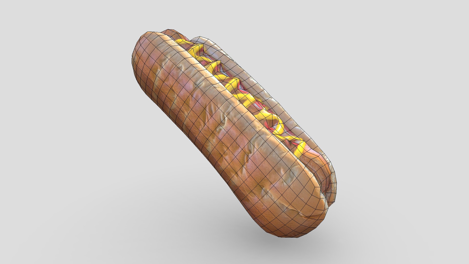 Hot Dog Model - TurboSquid 2210214