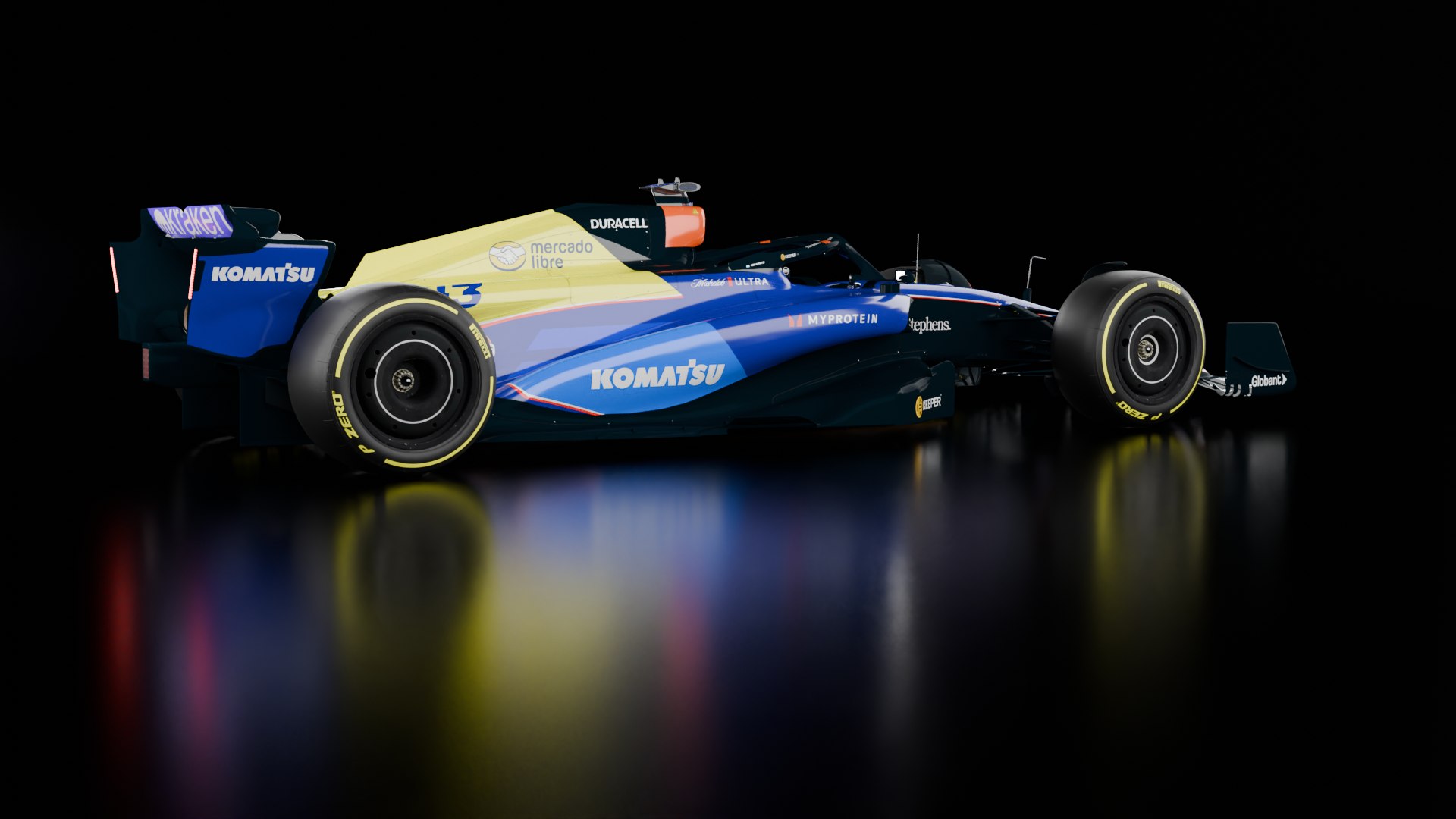 Formula 1 Williams Racing - Franco Colapinto Car 3D - TurboSquid 2304342