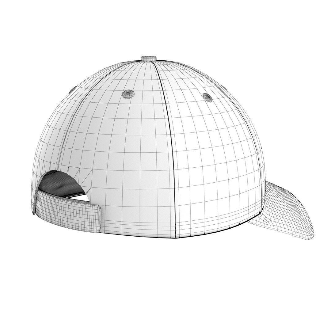 3D Baseball Cap model - TurboSquid 1727342