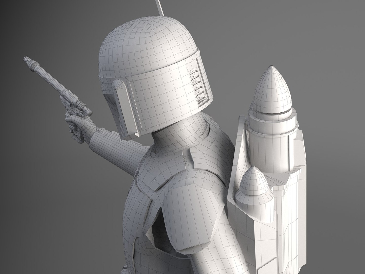 Star Wars Jango 3d Turbosquid 1167272