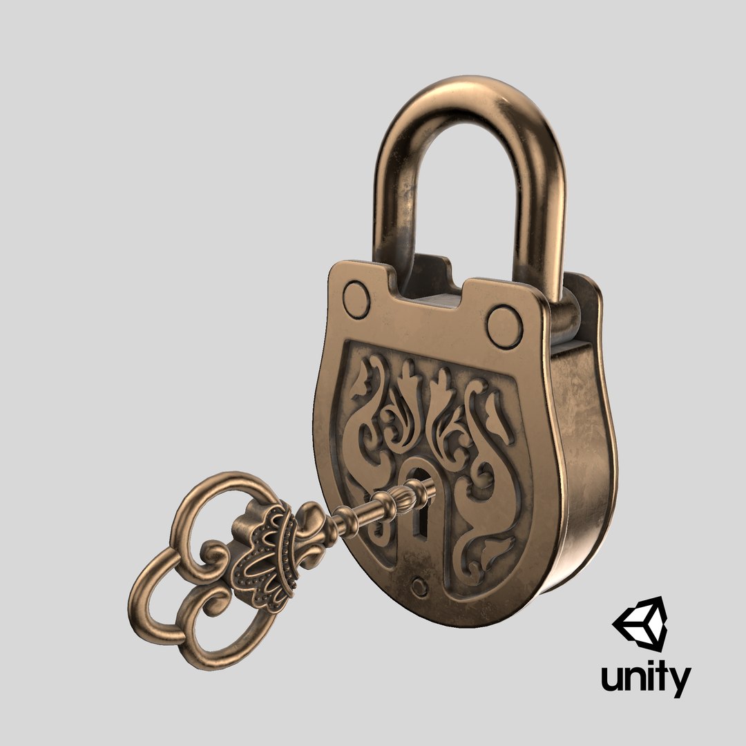 3D Detailed Old Padlock - TurboSquid 2186952