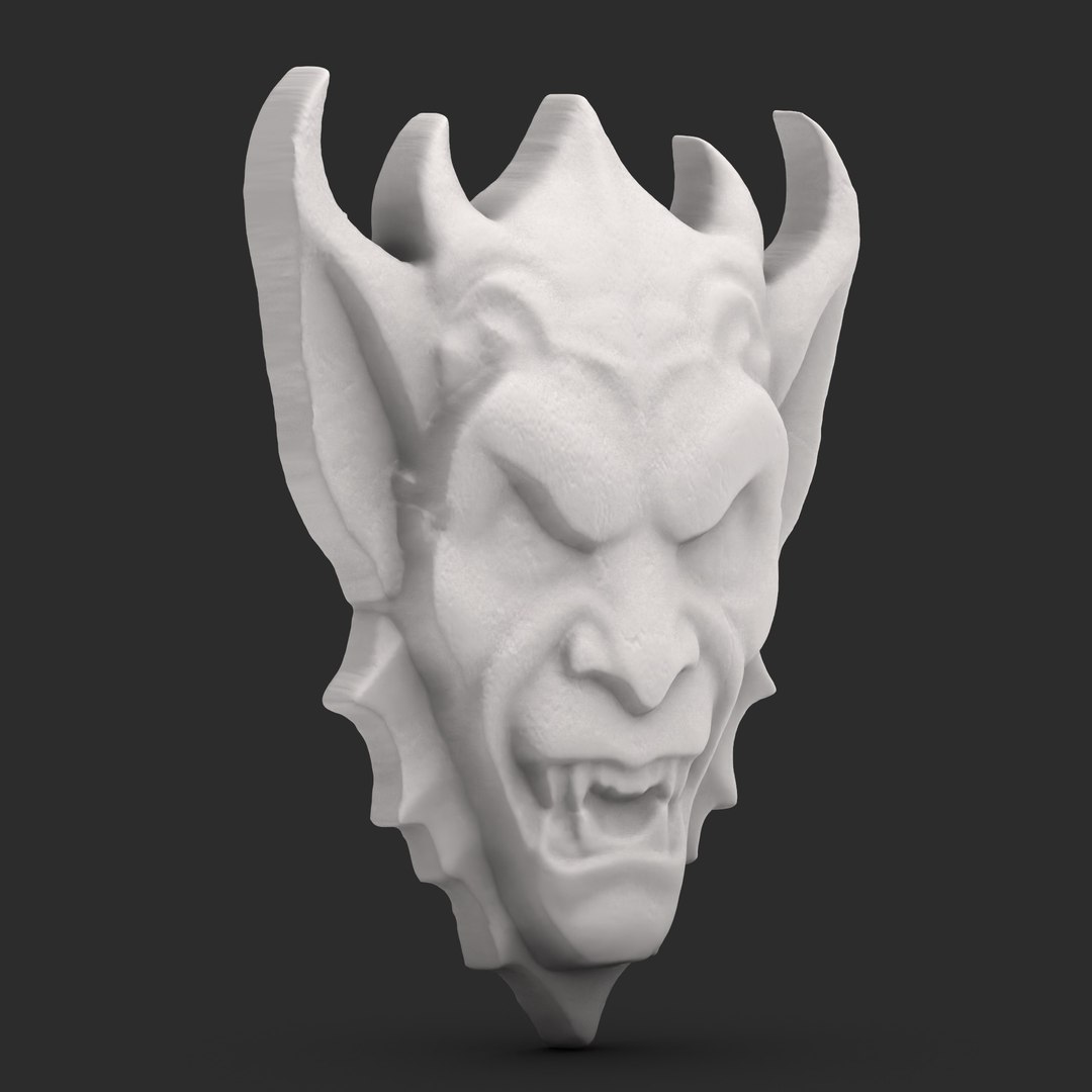Gargoyle Head 3 3D - TurboSquid 2382067