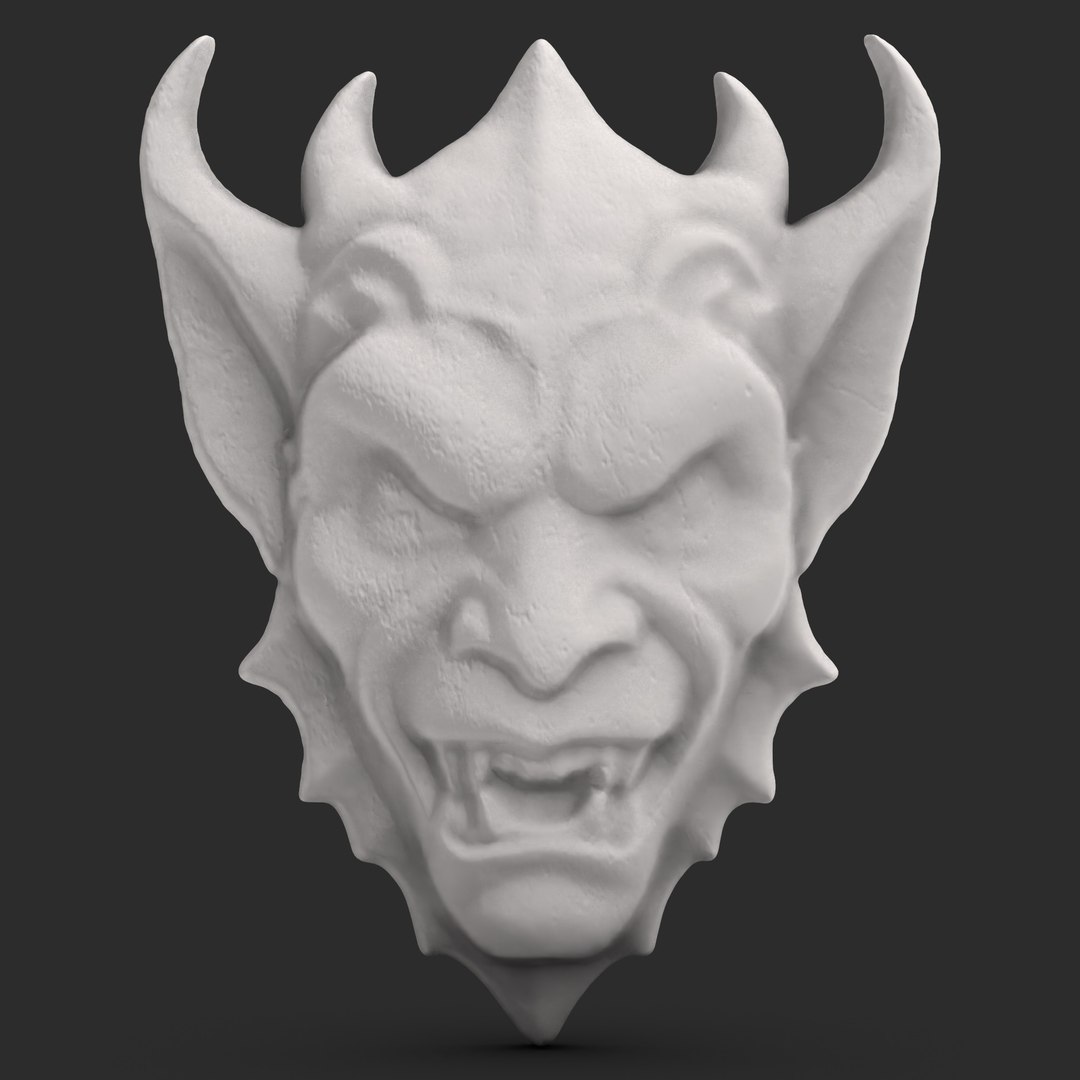 Gargoyle Head 3 3D - TurboSquid 2382067