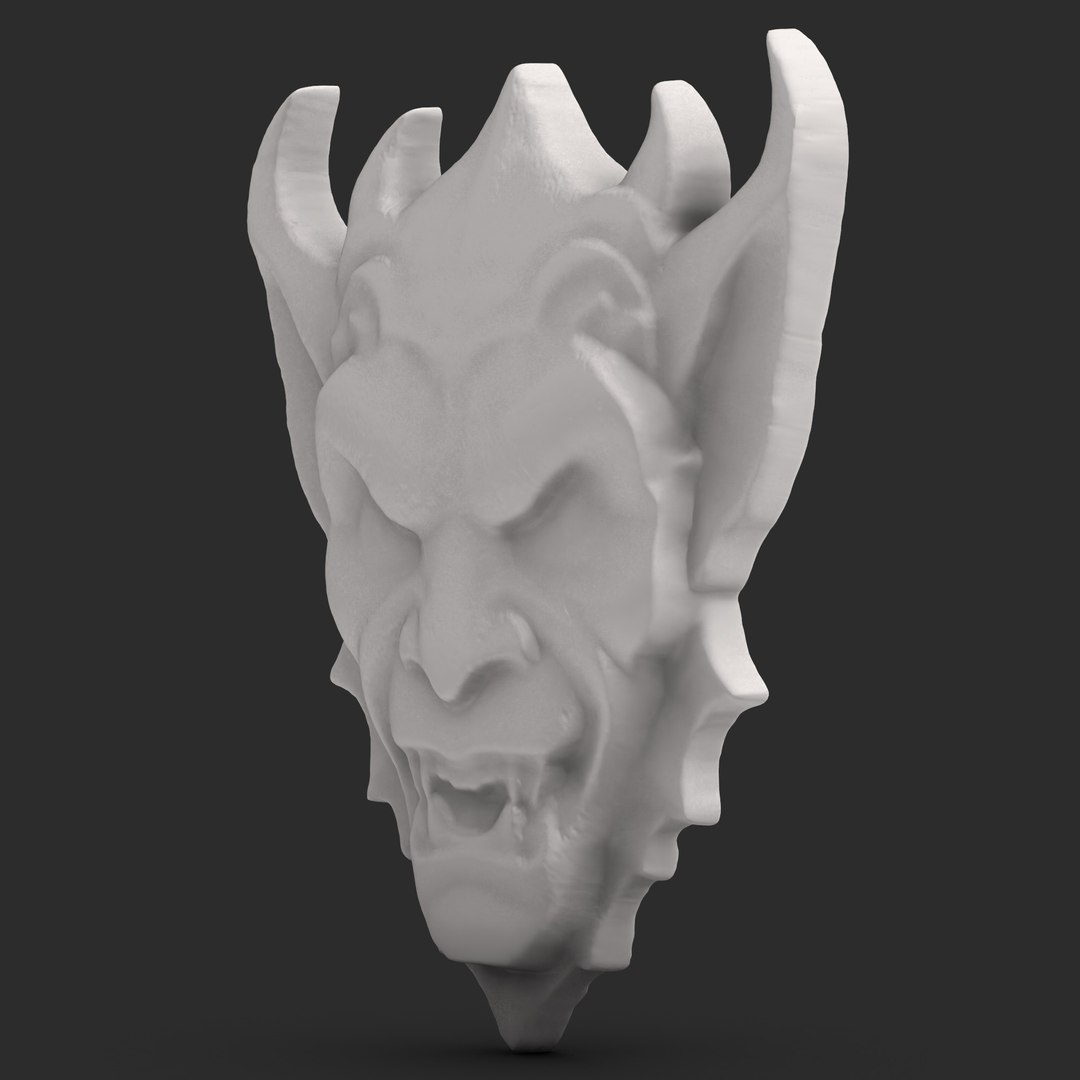 Gargoyle Head 3 3D - TurboSquid 2382067