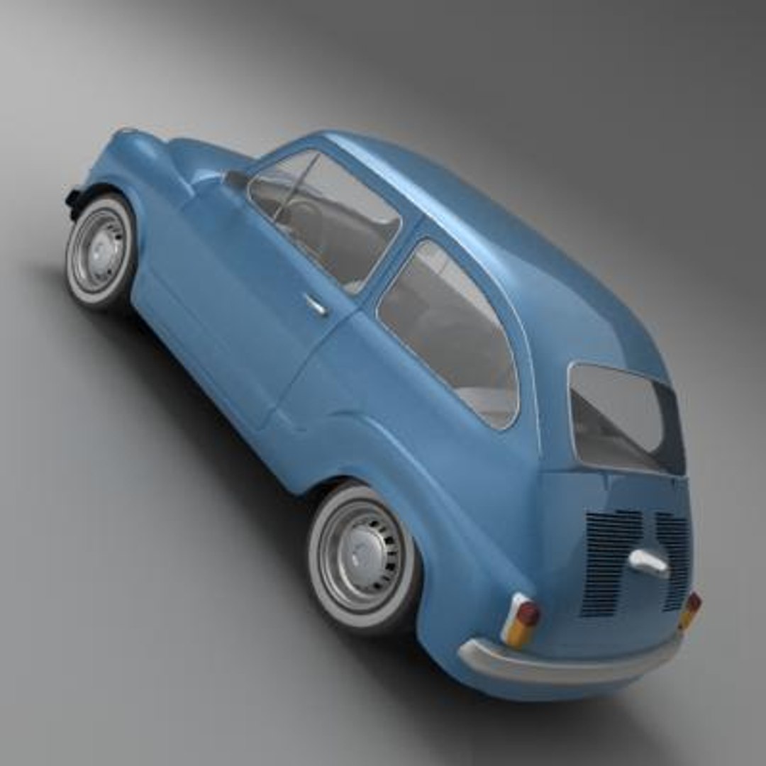 Fiat 600 3d Model