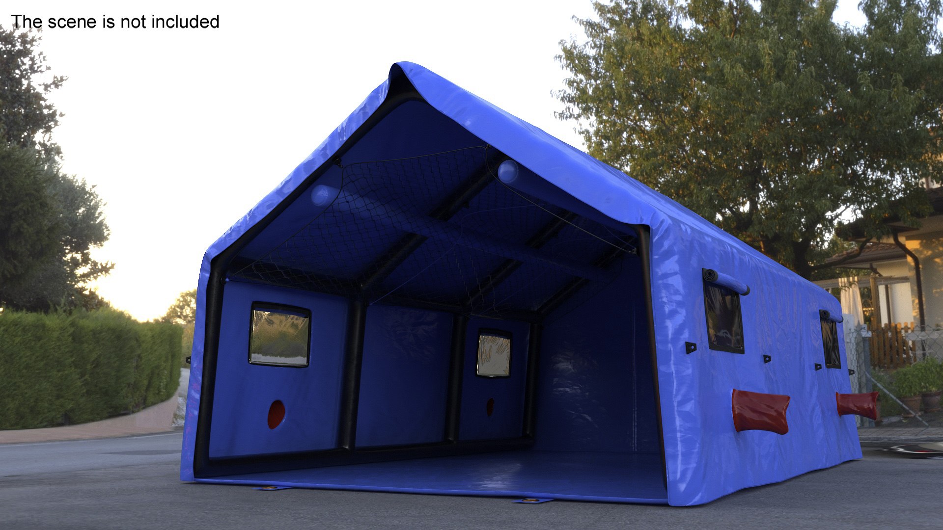 Portable Canvas Medical Tent 3D Model - TurboSquid 2273117