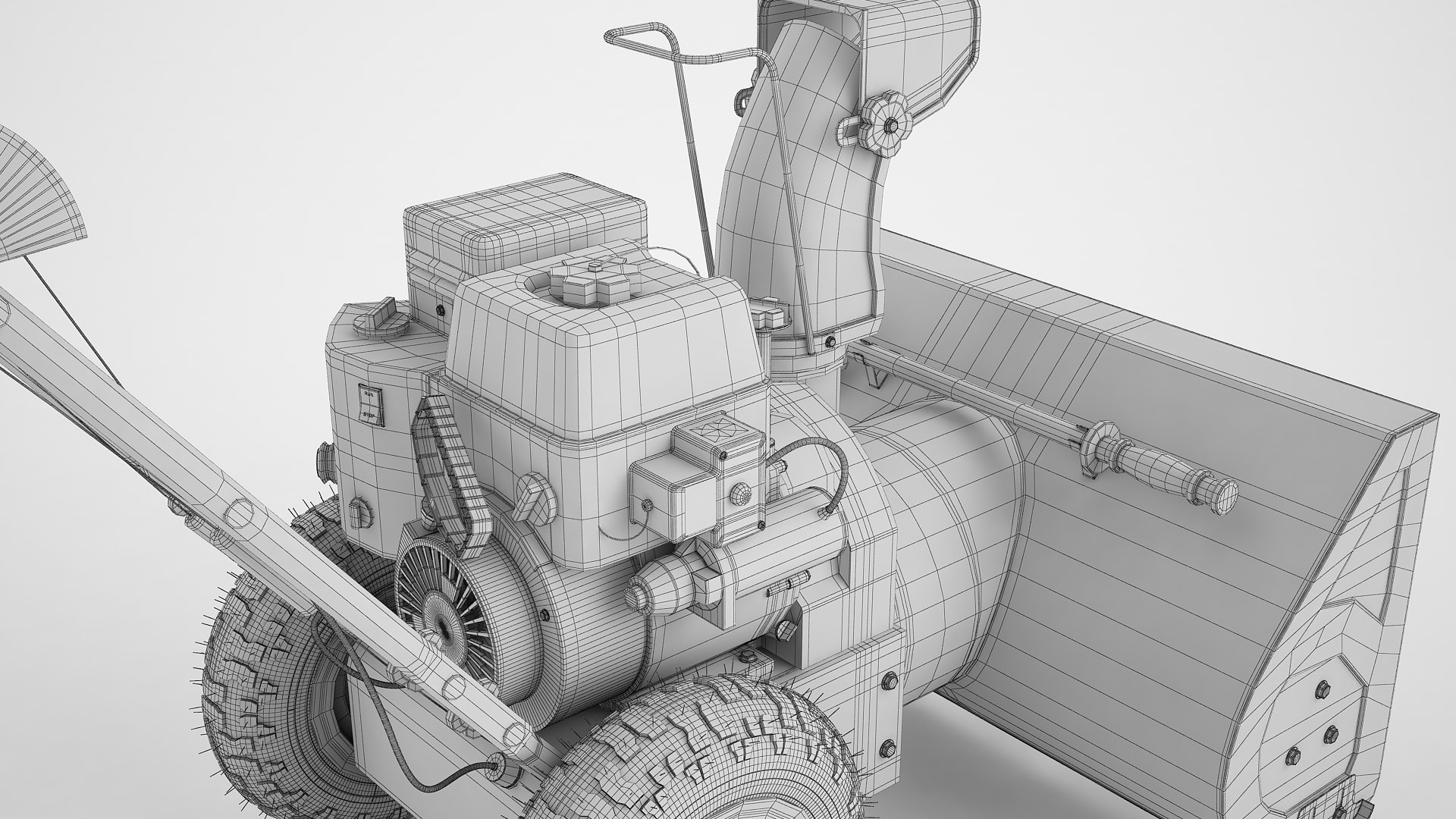 3D Model Snow Blower Power - TurboSquid 1557731
