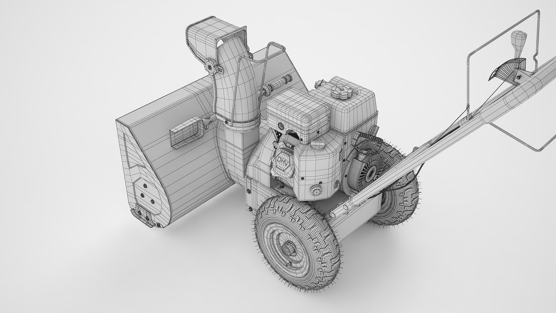 3D Model Snow Blower Power - TurboSquid 1557731